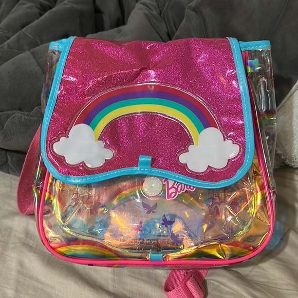 Barbie | Accessories | Barbie Clear Plastic Backpack | Poshmark